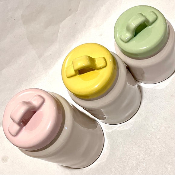 Rae Dunn | Kitchen | Rae Dunn Set Of 3 Ceramic Easter Canisters | Poshmark